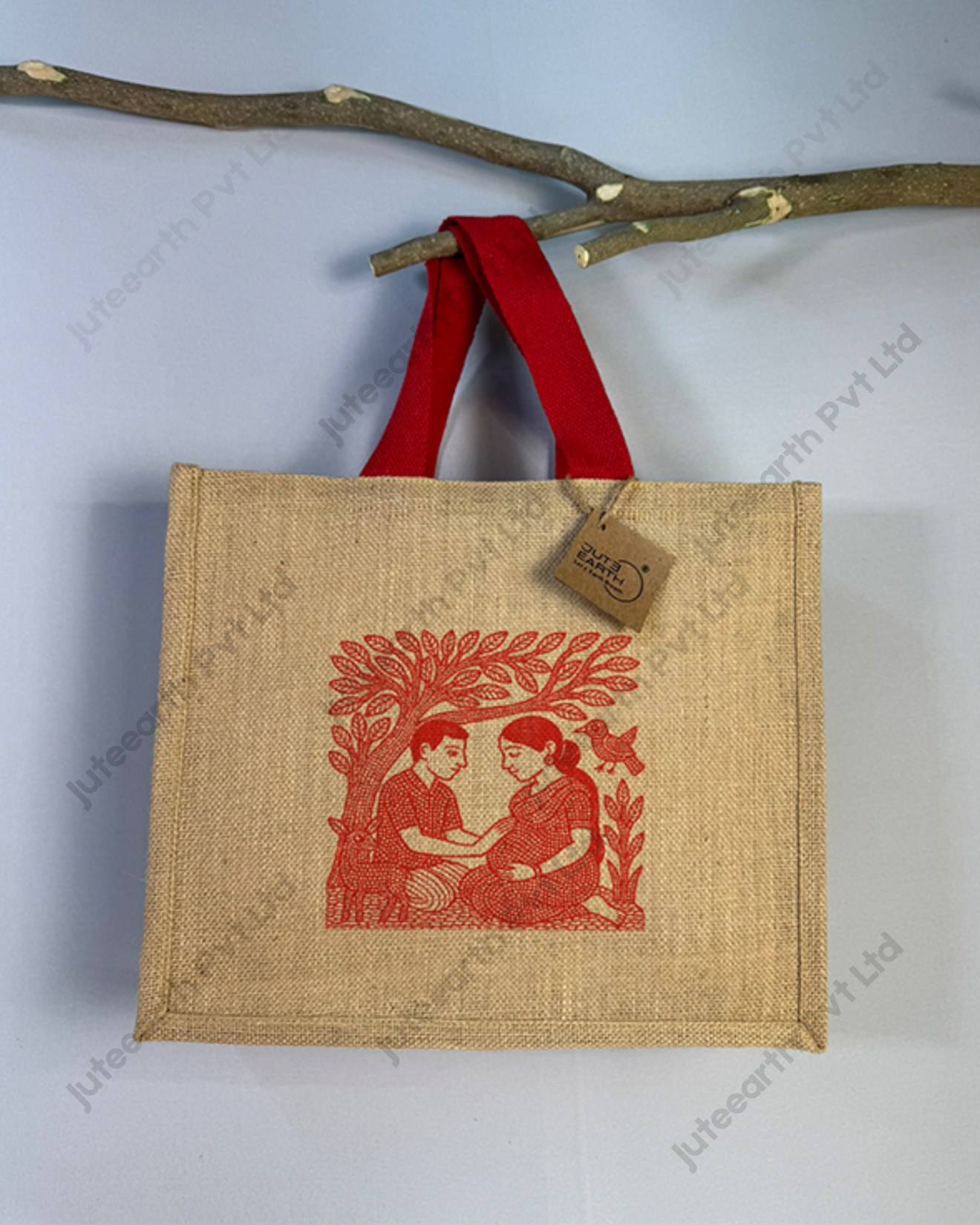 Gond Art Seemantham Return Gift Jute Bags | Natural Starch | Juteearth